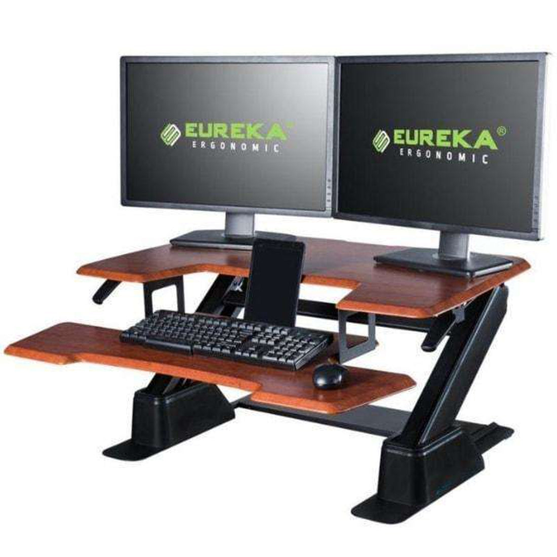 Eureka Ergonomic 36 Standing Desk Converter ERK CV PRO36B PRO36W PRO36C by Upmost Office