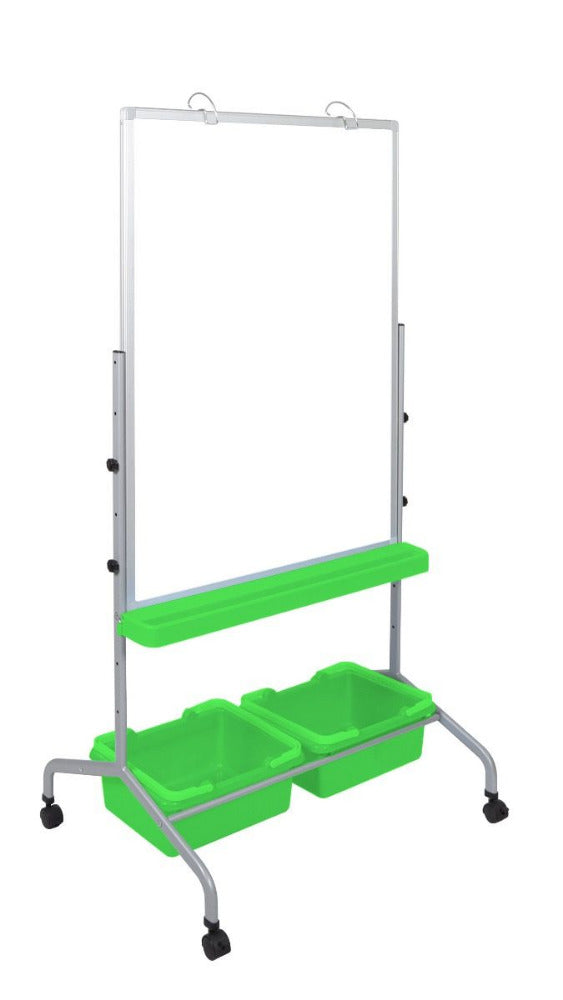 Luxor Classroom Chart Stand with Storage Green Bins MB3040WBIN by ...
