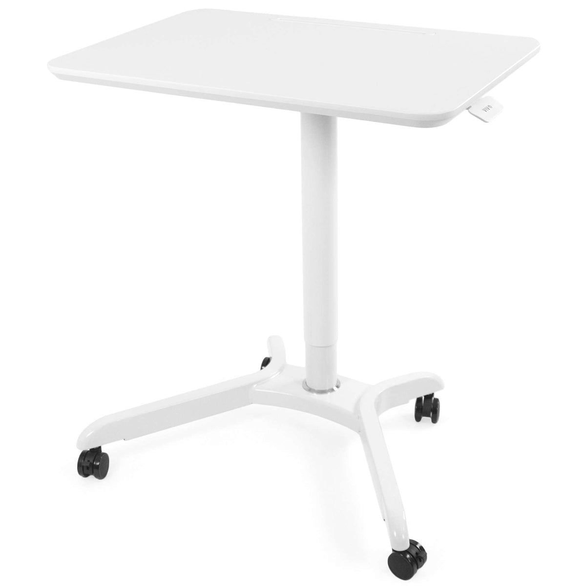 VIVO White Sit-Stand Mobile Presentation Cart, CART-V000HW ...